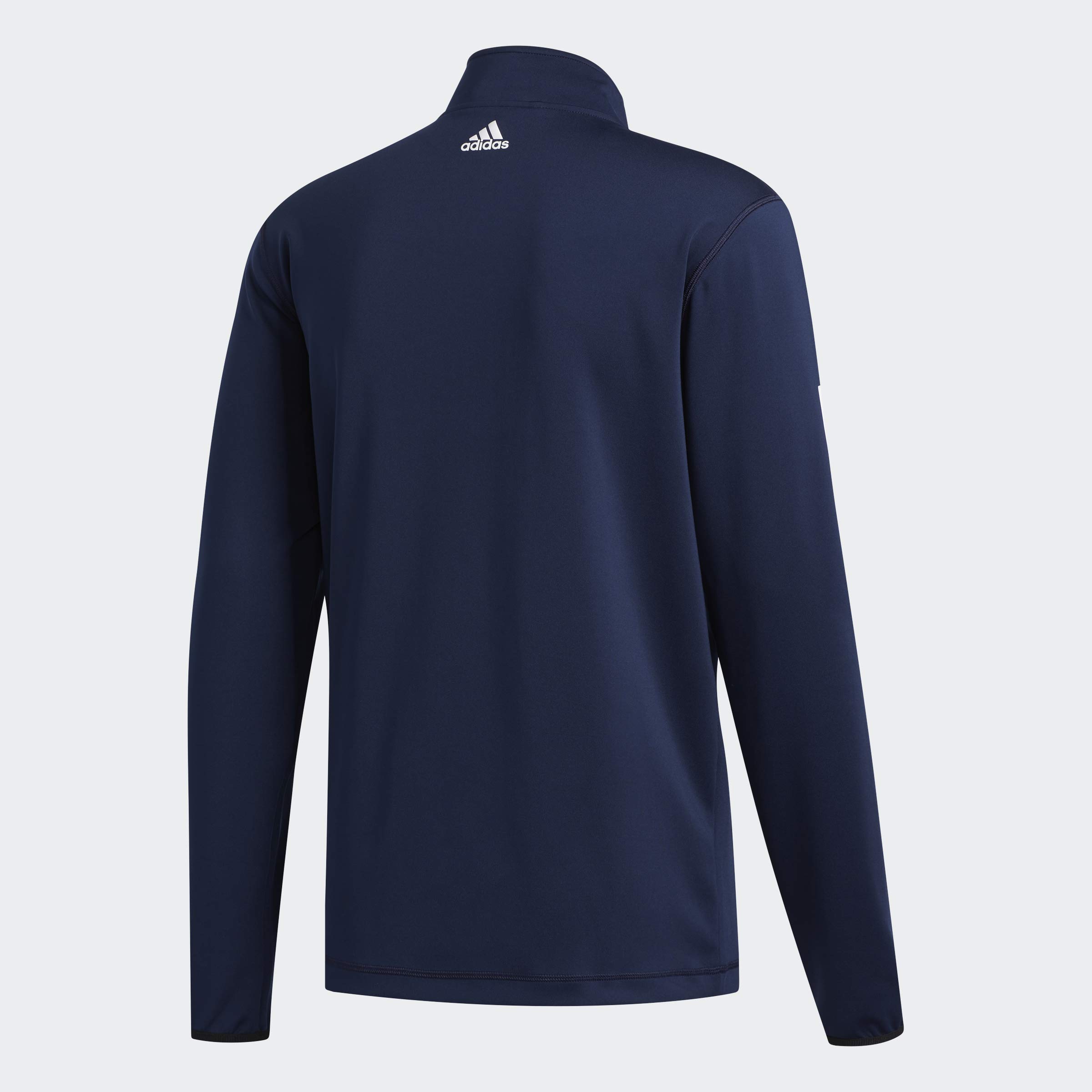 adidas Golf Men's 3-Stripe Midweight Layering Top, Collegiate Navy/White, X-Large