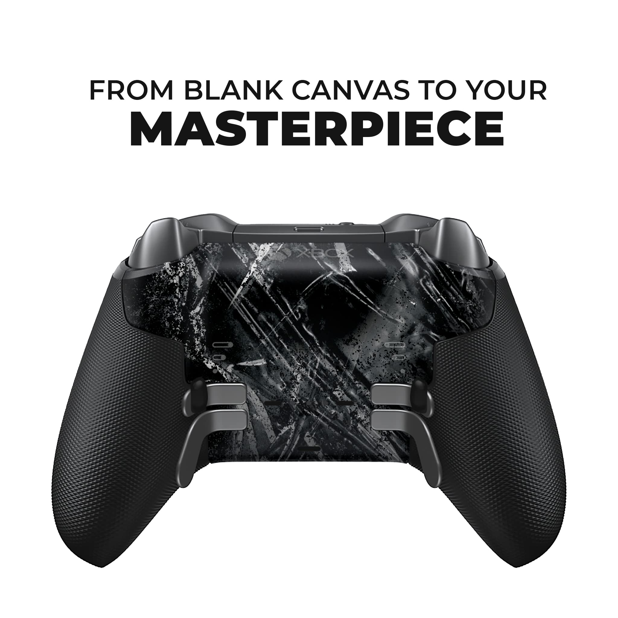 DreamController Vennom X-box Elite Controller Series 2 Limited Edition Custom Elite Series 2 Controller for X-box One/Series X/S. Made with Advanced Hydro-Dip Paint Technology (Not Just a Skin)