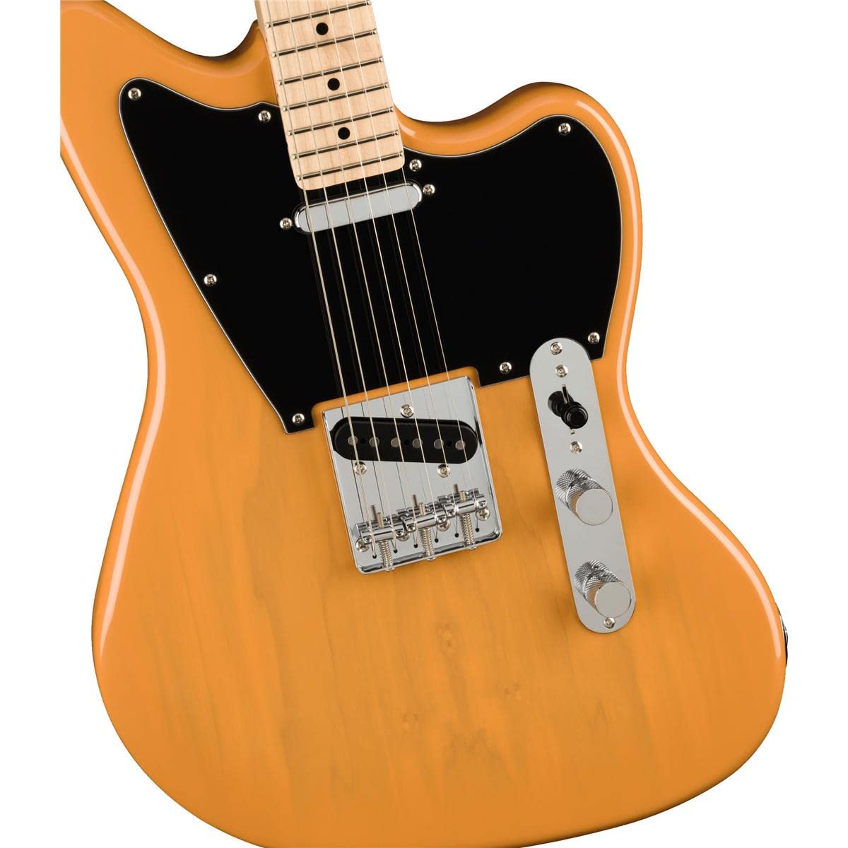 Squier Paranormal Baritone Cabronita Telecaster Electric Guitar, with 2-Year Warranty, Surf Green, Laurel Fingerboard