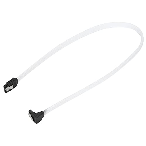 Cables SSD, Cable Elbow 500MB/S Solid State Drive Dual‑Channel SAS Replacement for 3.0 6Gbps for Solid‑State Disk for SPE(White (Elbow))