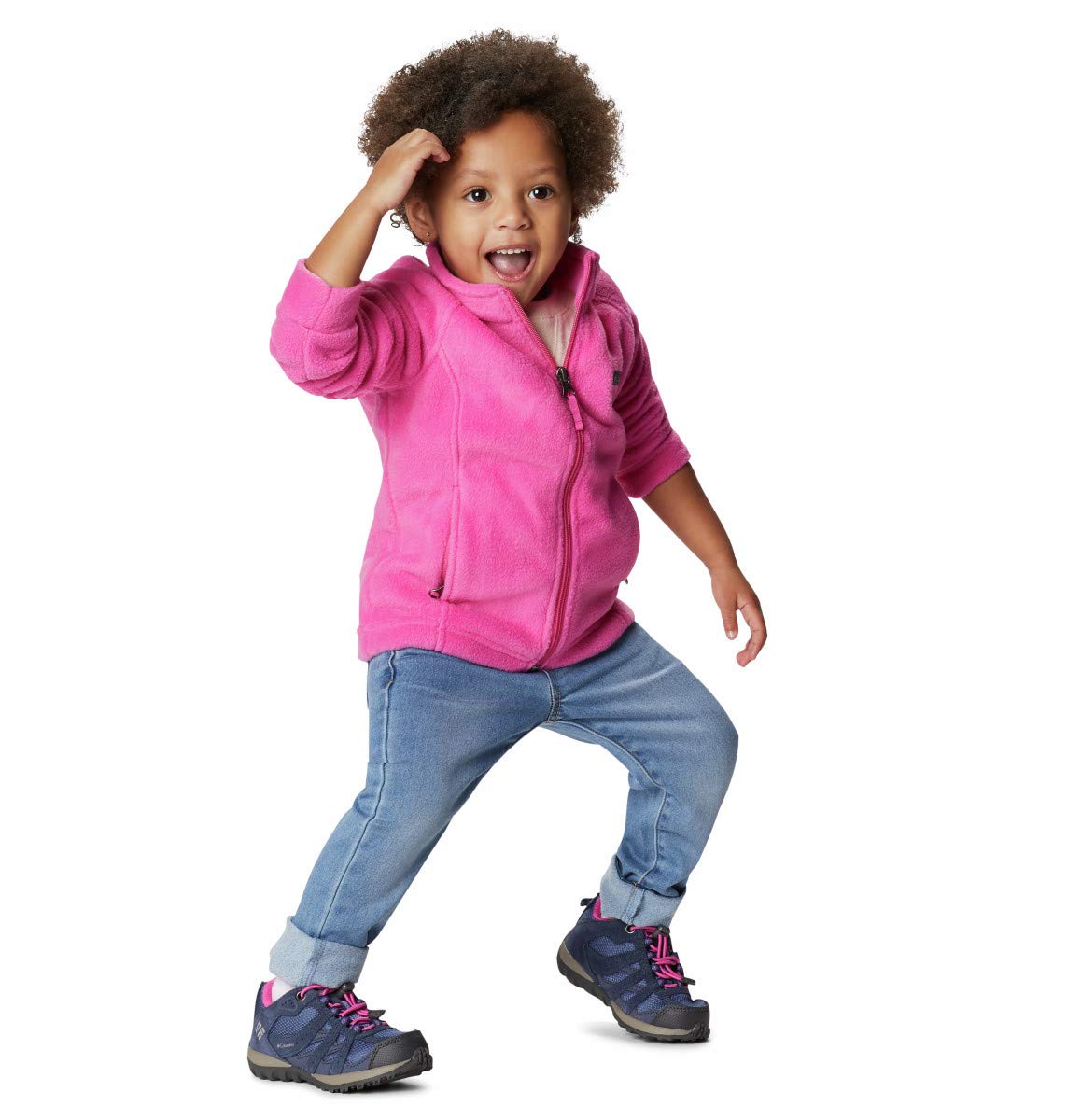 Columbia Baby Toddler Benton Springs Fleece Jacket, Pink Ice, 3T