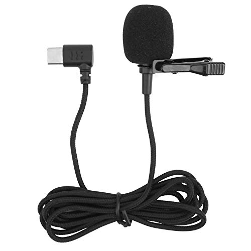 Action Camera Type C Microphone, 20‑16000HZ Frequency Block Noise Action Camera Microphone for Cycling for Outdoor for Game