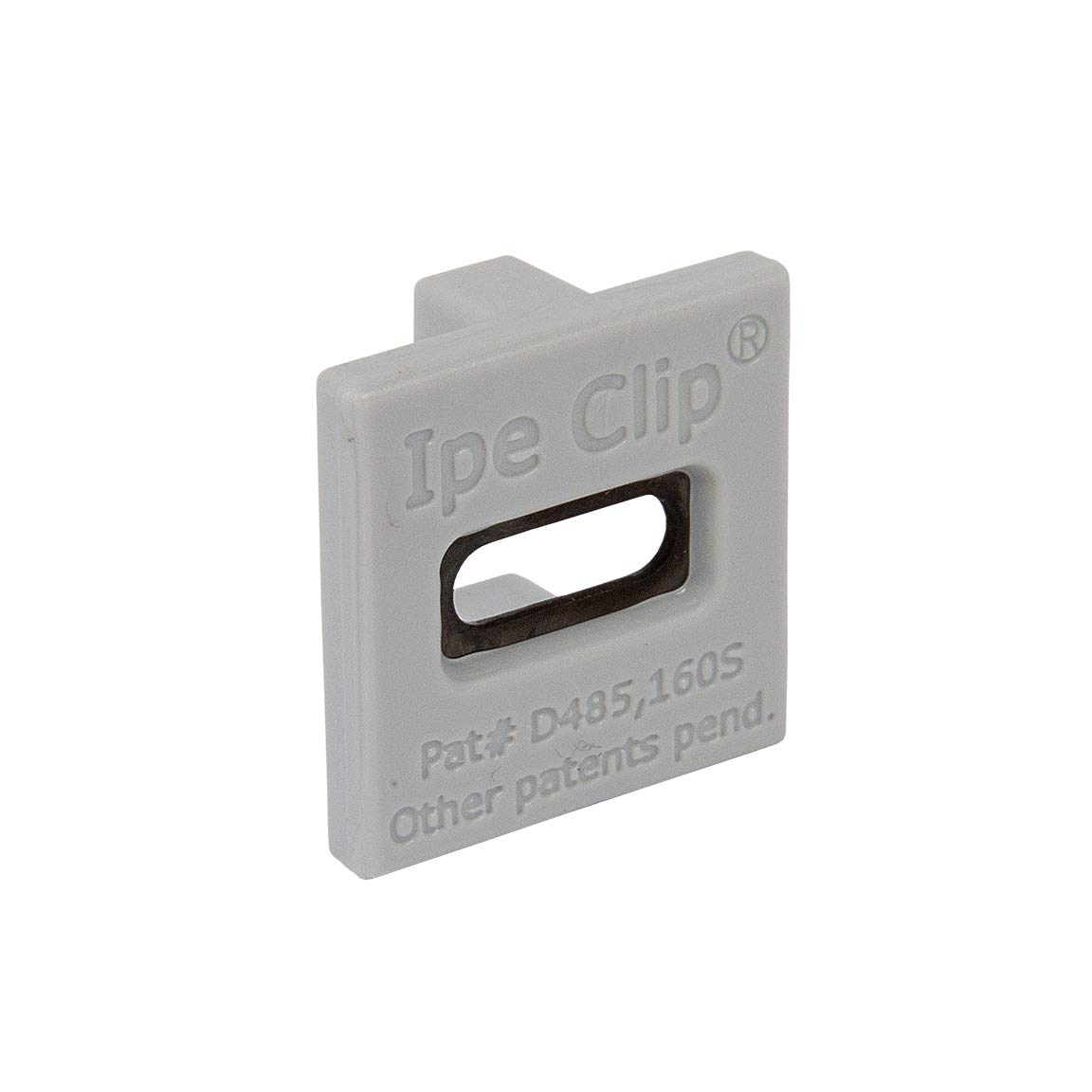 DeckWise (Grey) Ipe Clip EXTREMEKD Hidden Deck Fasteners, 1/4" Spacing, Stainless Steel Black #8x2" Trim-Head Screws for 300 Sq. Ft. of KD Hardwood, Thermal or Composite Decks (525 Bucket)