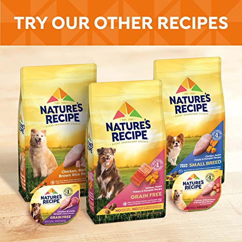 Nature's Recipe Wet Dog Food, Variety Pack, 2.75 Ounce Cup (Pack of 24)