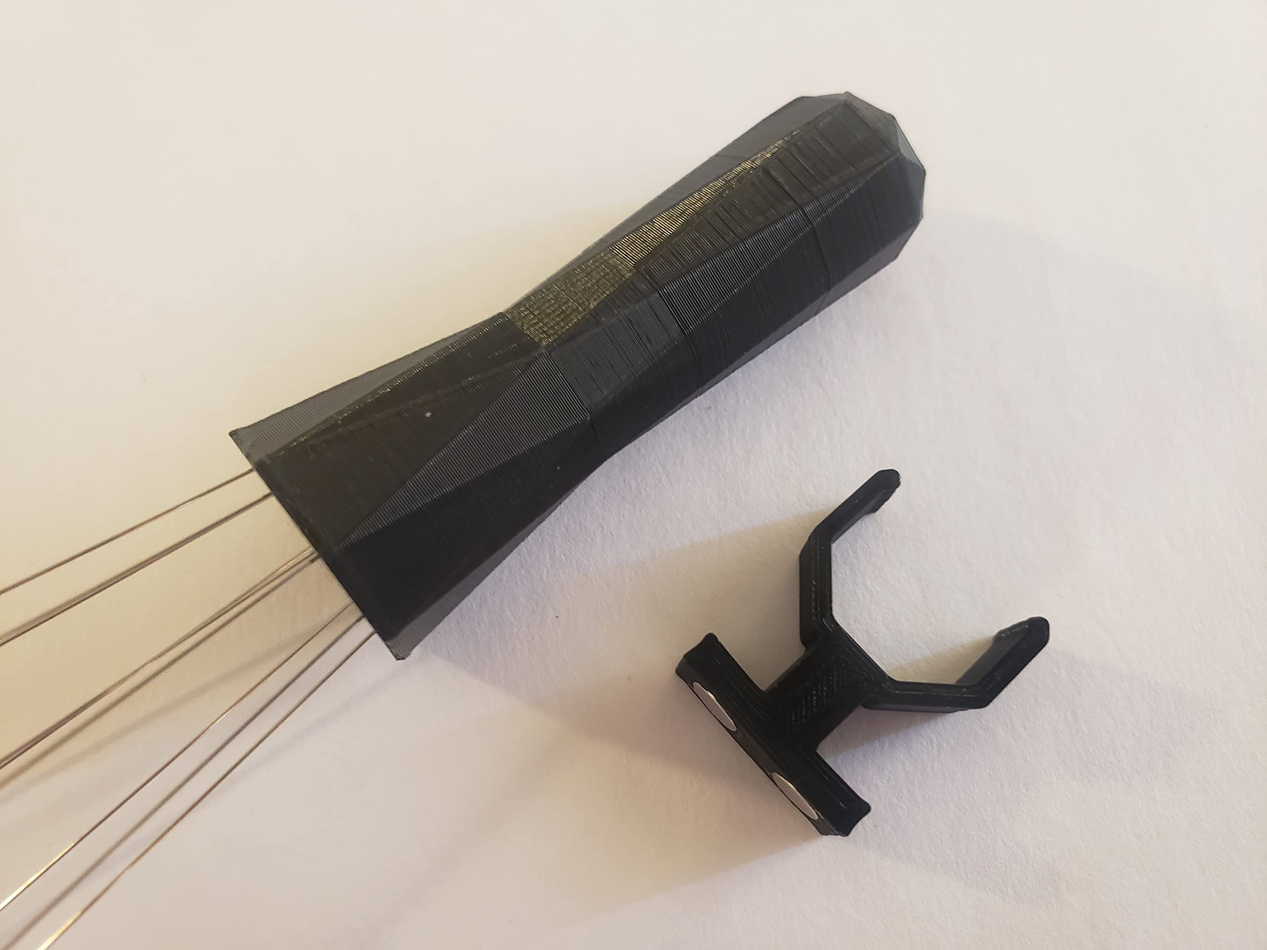 AppaMakes Coffee Stirrer WDT Tool with Magnetic Holder, Black, 0.77 inch x 0.77 inch x 4.3 inch, (JK913)