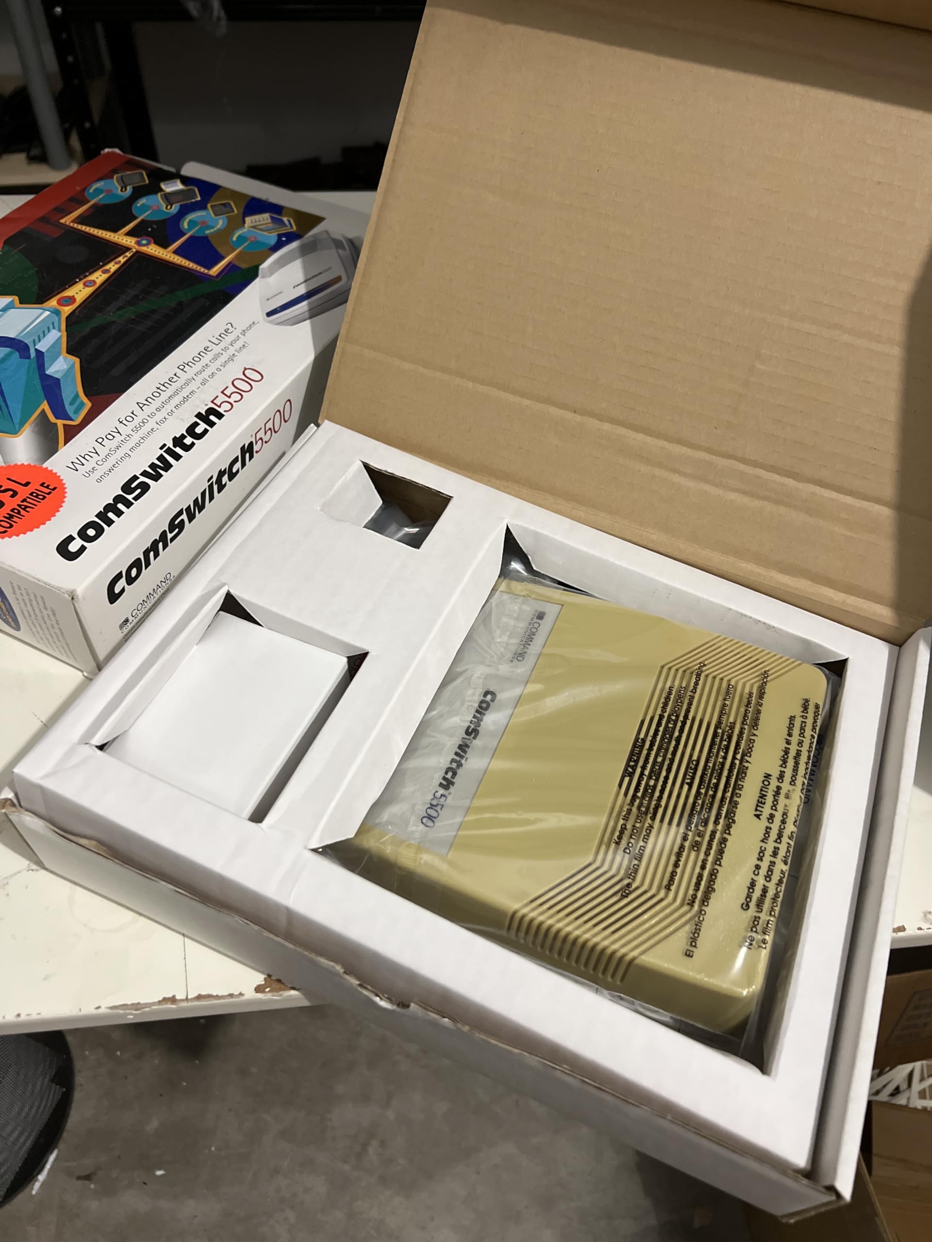 Command Communications Comswitch 5500 3-Port Phone/Fax Modem Line Sharing Device