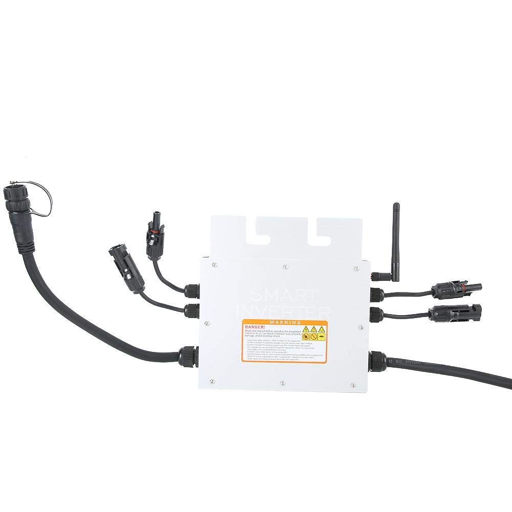 700W Micro Solar Inverter, 120V & 230V Solar Grid Tie Inverter with IP65 Waterproof, 2.4G Communication, Solar Panel Micro Inverter