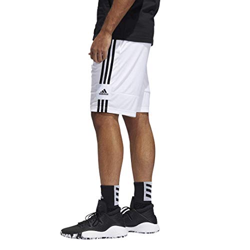 adidas Men's 3g Speed X Shorts, White/Black/Black, Large