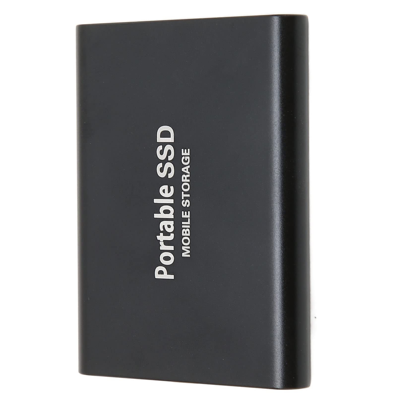 ASHATA Portable External SSD, USB3.1 Mobile Solid State Drive Compatible with Win7 Win8 Win10 Linux for iOS PC Computer Laptop USB 3.1 USB C External Solid State Drive with Type C Cable (Black 16GB)