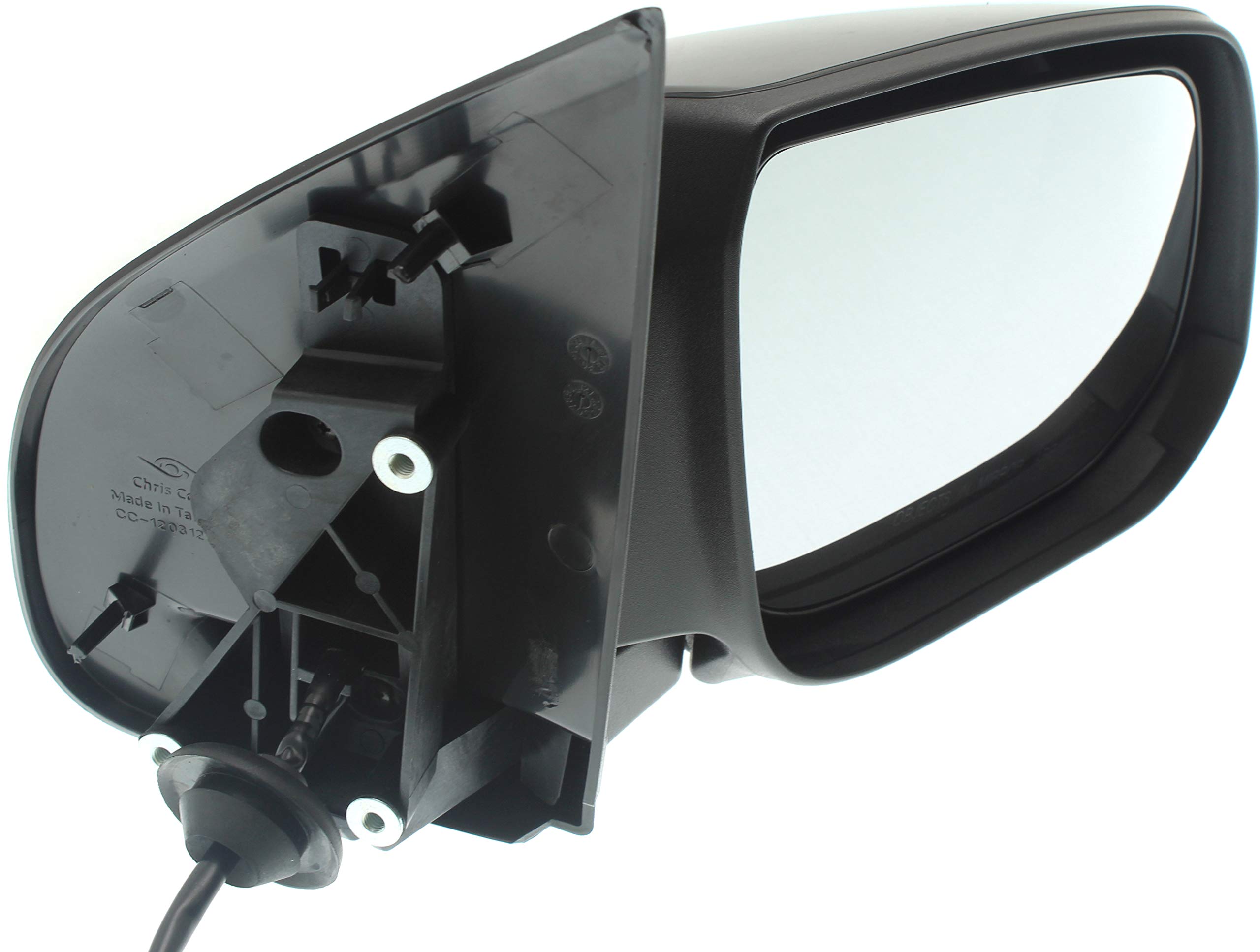 Kool Vue Driver & Passenger Side Power Non-Heated Mirrors for Chevrolet Colorado GMC Canyon 2015-2017 Without Blind Spot Monitor Paintable