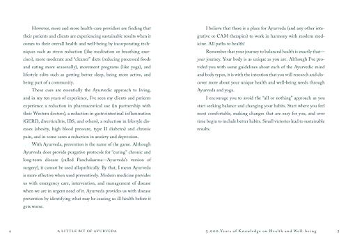 A Little Bit of Ayurveda: An Introduction to Ayurvedic Medicine (Little Bit Series) (Volume 18)