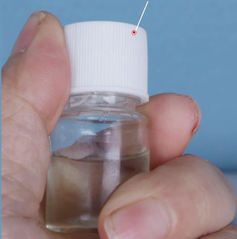 Duehut 10PCS 5ml Plastic Bottles Lab Cylindrical Chemical Reagent Bottle Lab Wide Mouth Small Plastic Water Bottles Reagent Bottle Liquid Bottle Solid Powder Bottle for Food Store White