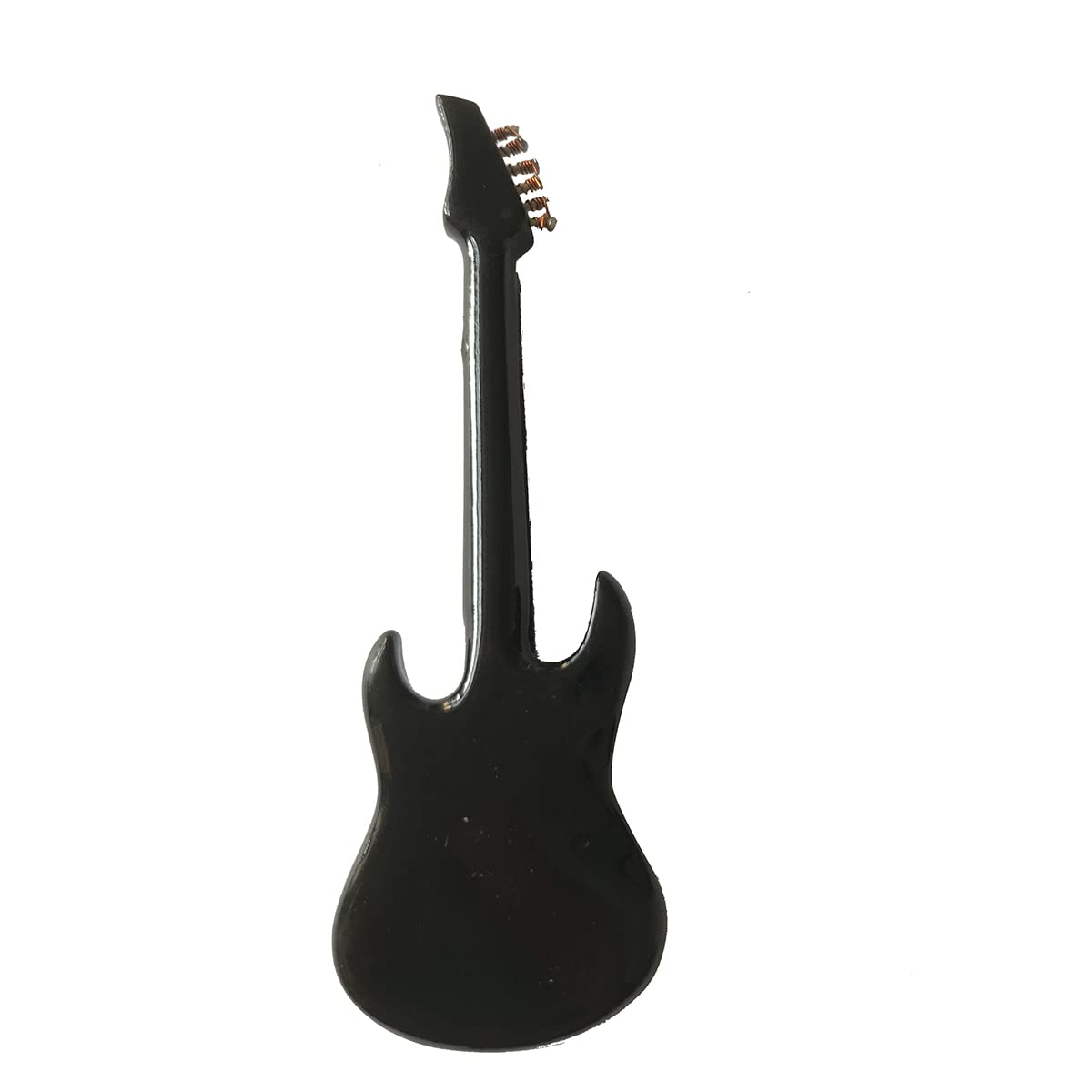 ALANO 9cm Black Electric Guitar Ornament Mini Guitar Model Musical Ornaments(GE7B-9)