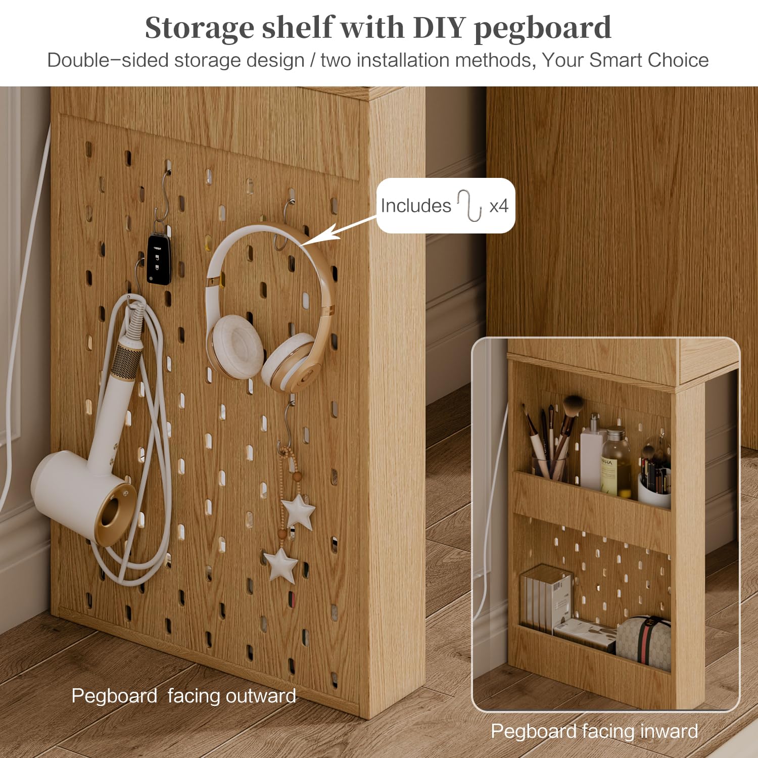 74.8''Makeup Vanity Desk with large mirror and lights&Charging Station,Modern Corner Vanity Table with 8 Storage Drawers and Shelves,Makeup Table for Bedroom,Dressing Table with nightstand,Beige