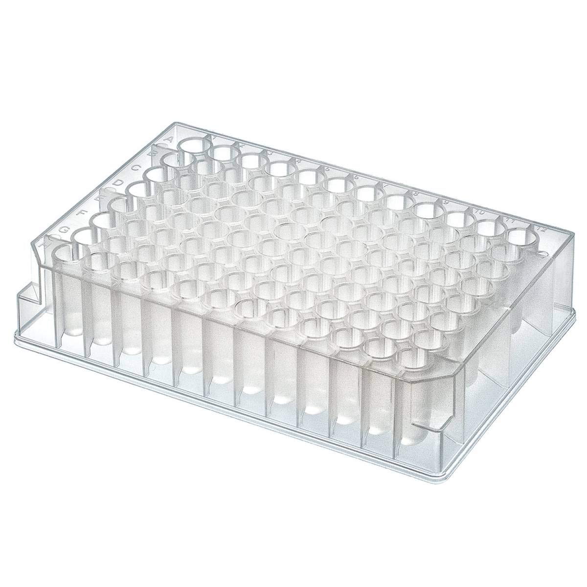 Deep Well Plates, Non-Sterile, 96 Round Bottom Wells, 1.1ml, 5 per Package