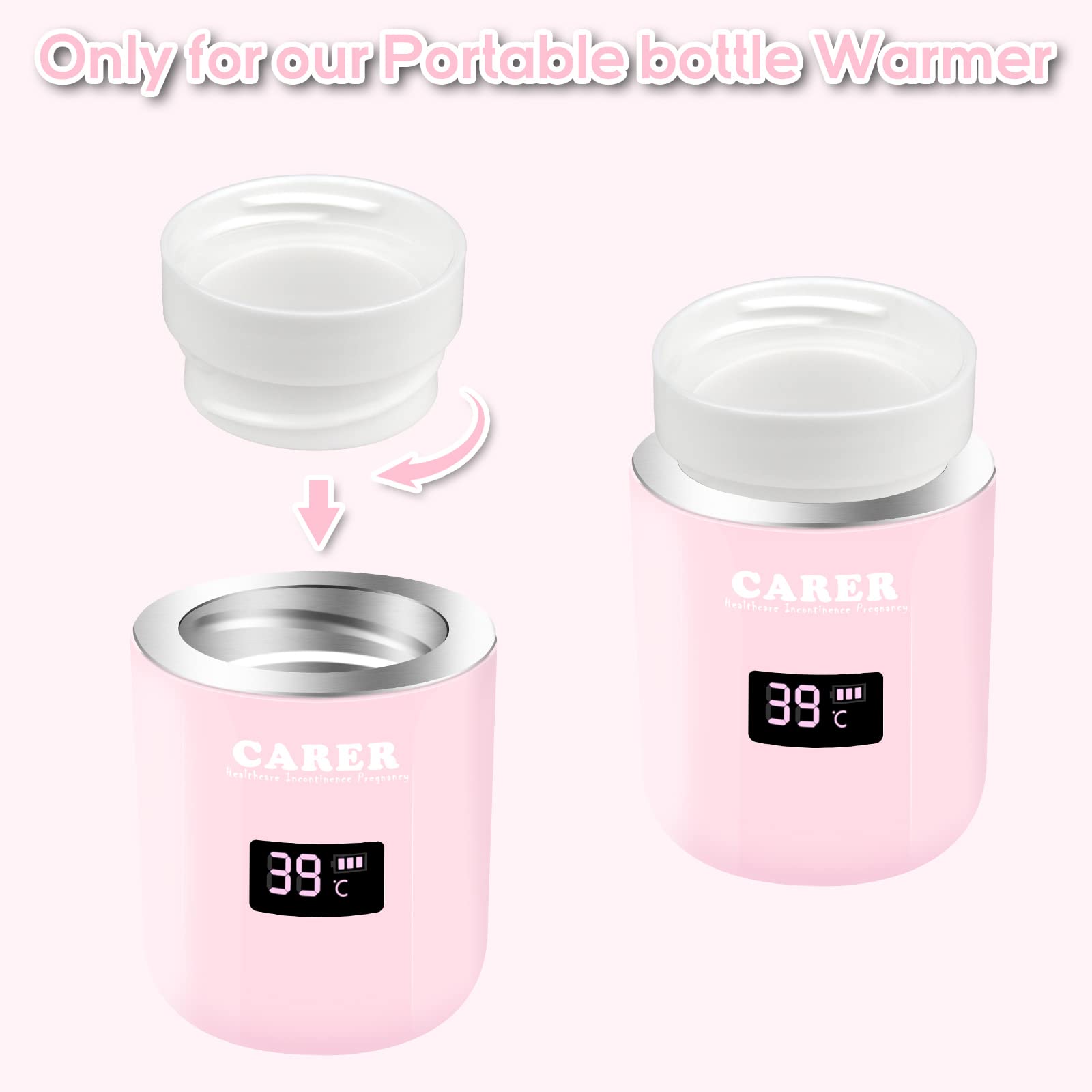 Adapter Connector for MAM Bottles Compatible with Travel Baby Bottle Warmer Fast Portable Bottle Warmer