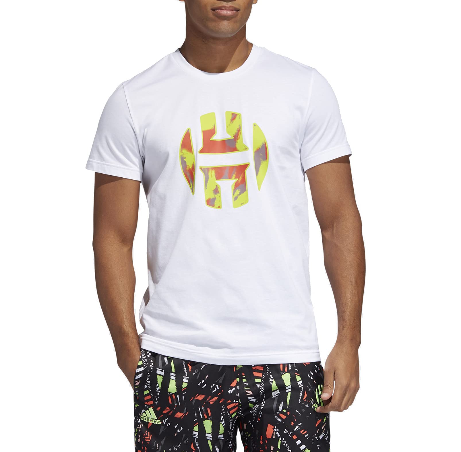 adidas Men's Summer Harden White X-Large