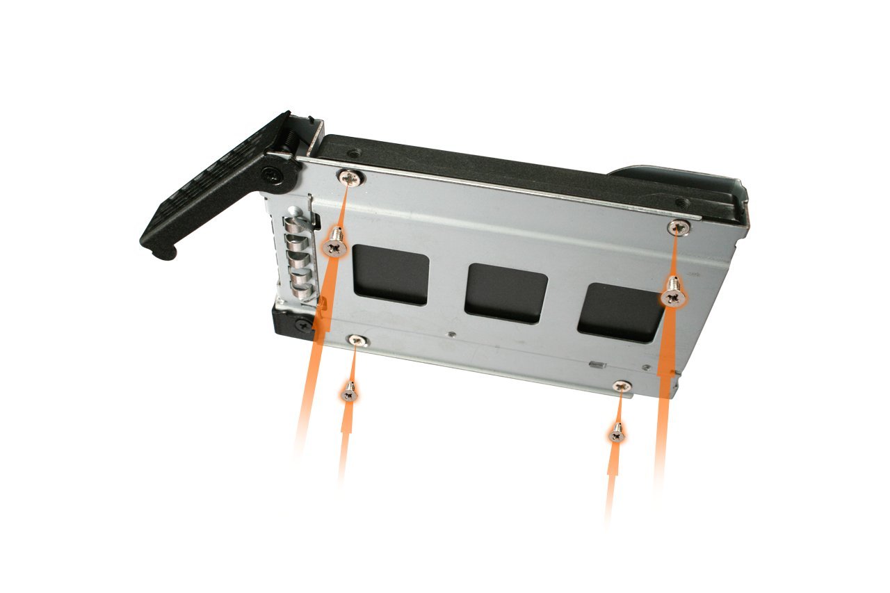 ICY DOCK ToughArmor MB991 MB994 Series Drive Tray with Metal Lock | EZ-Slide Mini Tray MB994TK-B