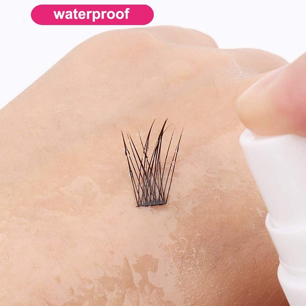 CALAILIS Cluster Lash Glue,DIY Individual Lash Glue, Lash Cluster Glue, Super Strong Hold 48 Hours for Cluster Lashes, Waterproof Sensitive Glue, Latex Free