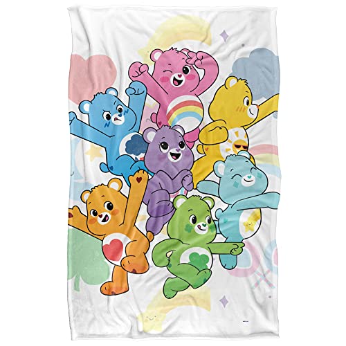 Care Bears Blanket, 36" x 58" Care Bears Silky Touch Super Soft Throw Blanket