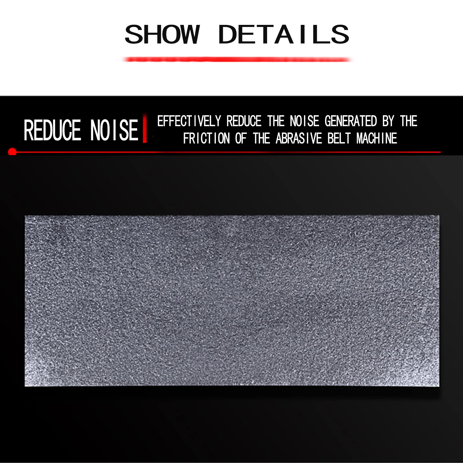 NAGU Graphite Platen Pad for 4"x6" CRAFTSMAN, HARBOR FREIGHT, SKIL Belt Sanders