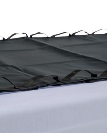 Patient Aid 78" x 28" Reusable Slide Sheet with Ergonomic Handles for Positioning, Turning, and Moving Patients Up to 500 lbs, Strong and Comfy Nylon Fabric Patient Transfer Sheet (Pack of 1)