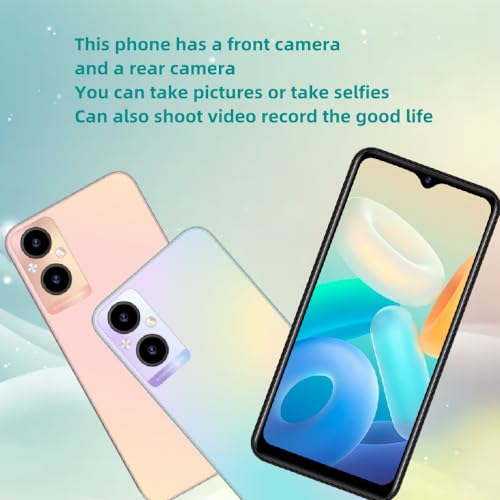 aderroo 6.52in Screen ,H22 Unlocked Cell Phone,1G RAM,16G ROM,Supports 3GWCDMA : 850/2100MHZ Dual SIM Card Frequency Band,Front and Rear Camera ,Android Smartphone(red)