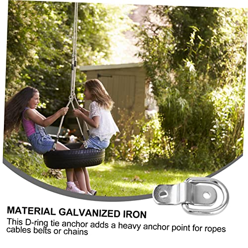 BESPORTBLE Heavy Duty Garment Rack 10pcs Pull Ring Stainless Steel Hangers Heavy Duty Clothes Hanger Rack Multi Purpose Hanger Heavy Duty Steel d Rings D Type Buckles