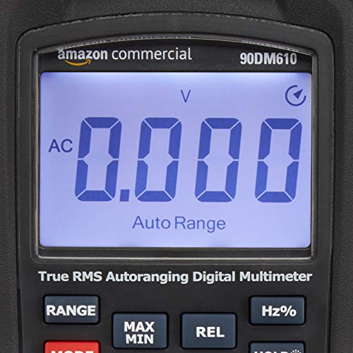 AmazonCommercial 6000 Count Digital Multimeter, IP67, True RMS, CATIV 600V
