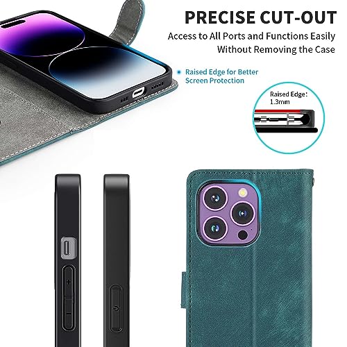 Case Compatible with Infinix Note 11 X663 X663B,Case with Card Slot.Wallet Design,RFID Protection.Standable Flip Case Green