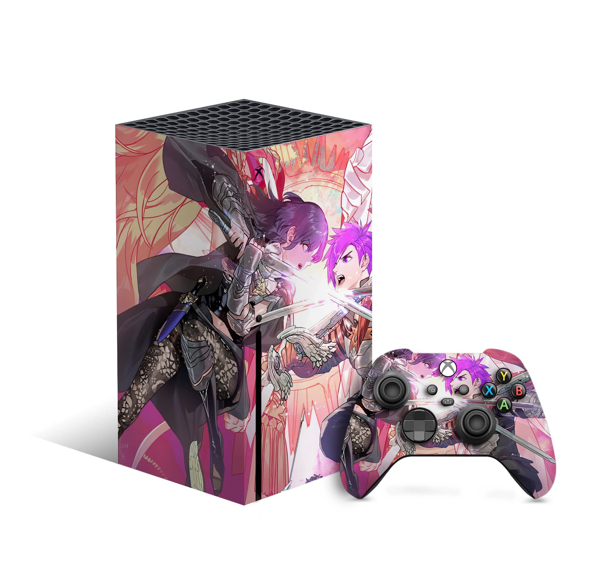 Alear Slayer Dragon Anime X-box-Series-X Skin for Console and Controllers, X-box-Series-X Sticker Vinyl Protective Skin, Decal Cover Skins for X-box-Series-X Console & Controllers