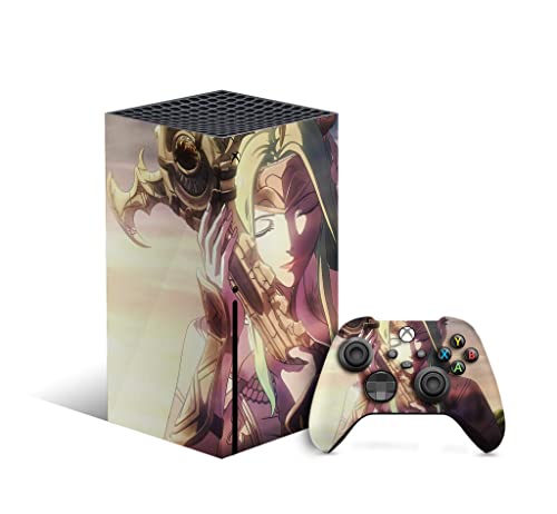 Alear Swordmans Slayer Dragon Vinyl Skins for X-box-Series-X, Wrap Decal Cover Stickers for X-box-Series-X Console Controller