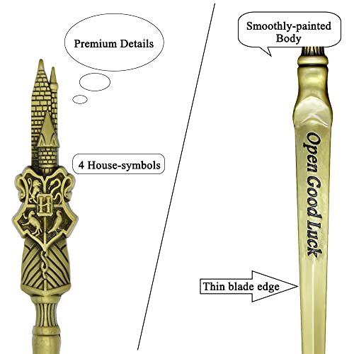 Potter Letter Opener Envelope Slitter Gifts for Men Women, Mail Opener Office Desk Accessories