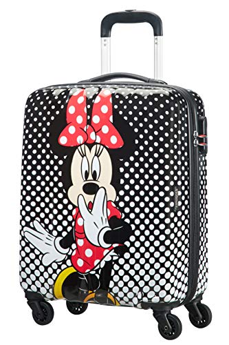 American Tourister Unisex-Adult's Children's Luggage, Multicolour (Minnie Mouse Polka Dot), S (55 cm-36 L)