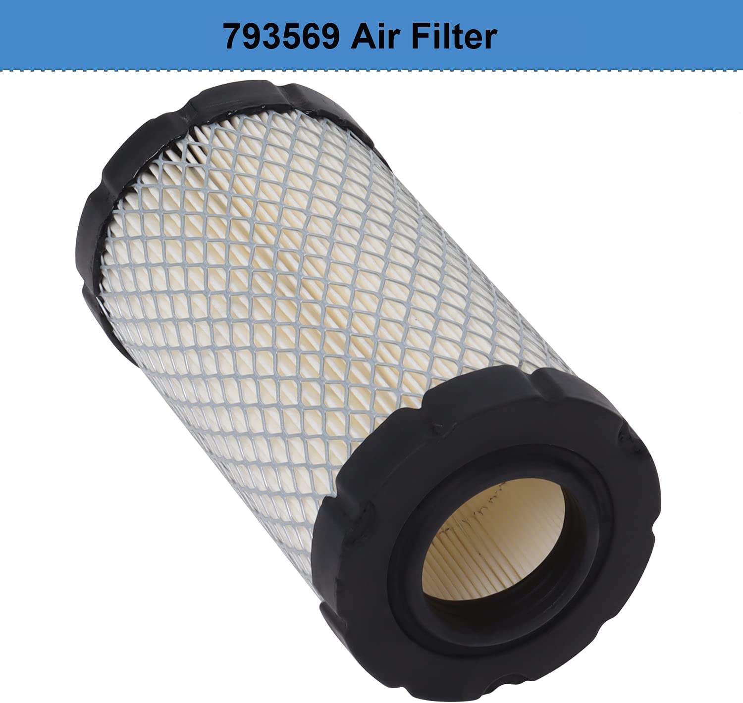 793569 Air Filter for Compatible with B-S GY21055 π ππ§πππ€ πππ«π’ππ¬ with Pre Filter 793685 MIU11511 12673 Lawn Mower Air Filter (Pack of 6)
