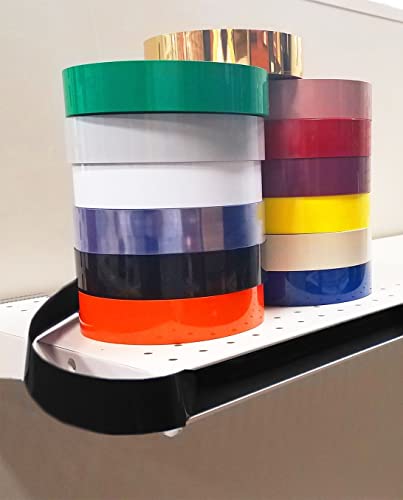 STORE FIXTURES DIRECT Decorative Gondola Shelving Vinyl Insert for Ticket Channel 130 FT. x 1.25 in. - Black