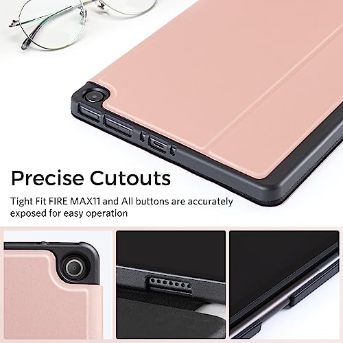 CoBak Case for All-New Amazon Fire Max 11 Tablet 2023 Release with Built-in Pencil Holder,Multi-Viewing Angles, All New PU Leather Smart Cover with Auto Sleep Wake Feature for Fire Max 11 Tablet