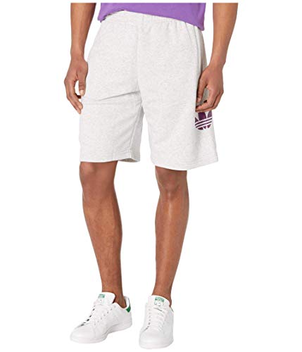 adidas Originals Men's Pre Game Short Light Gray Heather/Glory Purple Small