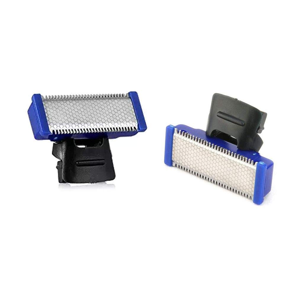 Advanced Hybrid Electric Trimmer and Shaver Rechargeable Heads Razor for Men (2 x Replaceable shaver heads)