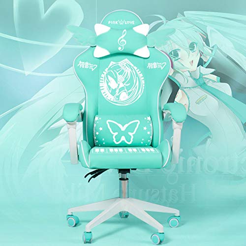 Lovely pink gaming chair silla game girl chair