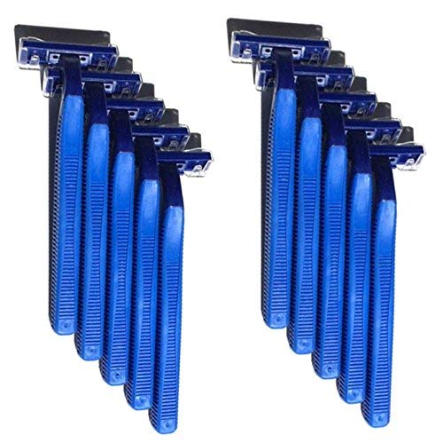 500 Box of Razor Blades Disposable Stainless Steel Hospitality Quality Shavers High End Twin Blade Razors for Men and Women