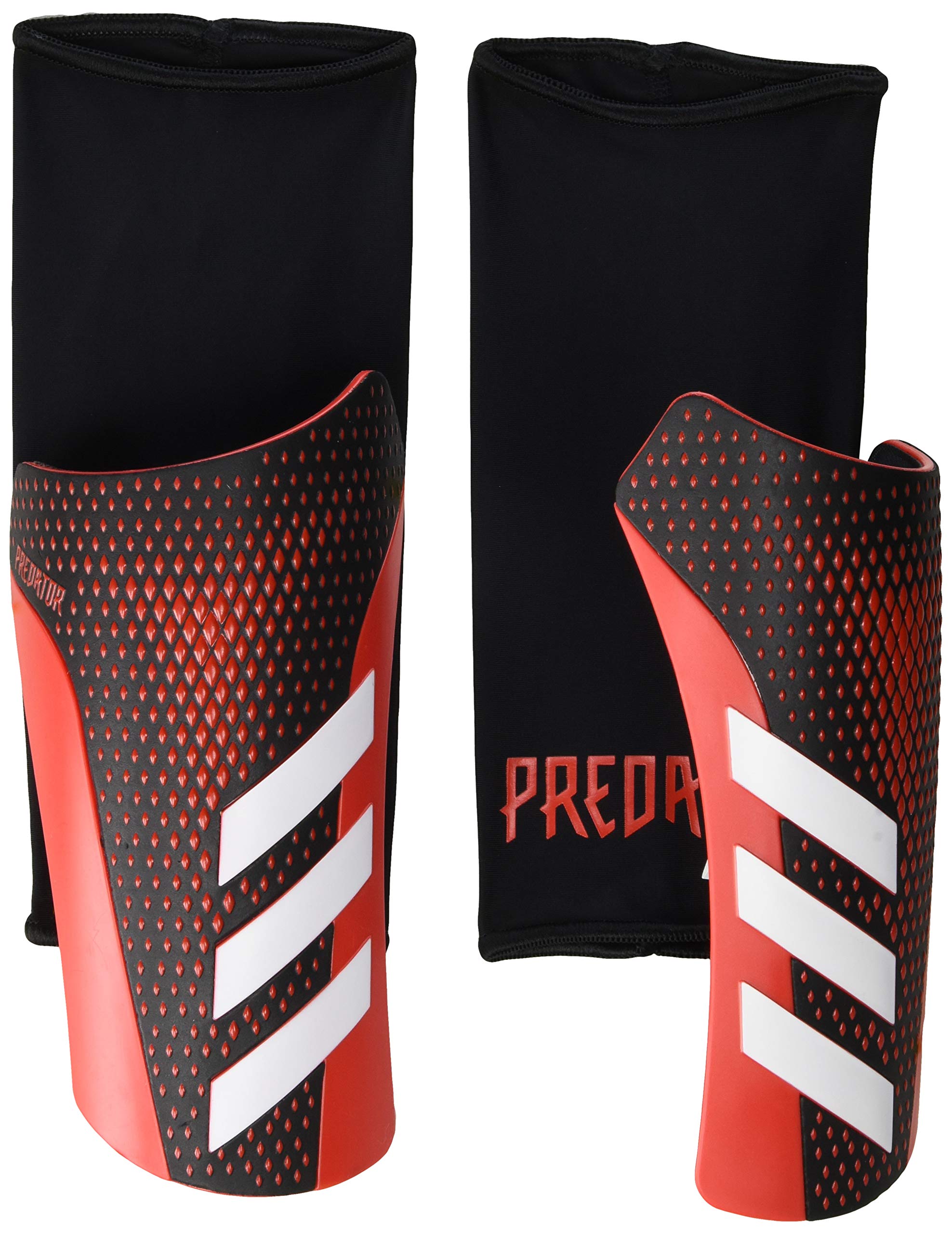 adidas Predator 20 League Shin Guards Gaiters (unisex-adult) Black/Active Red Medium