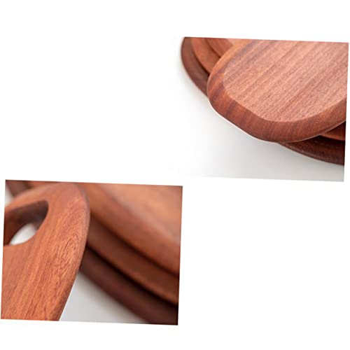 RORPOIR Dinner Plate Set Small Wooden Cutting Board Wooden Cutting Boards Fruit Cutting Board Dish Dryer Wooden Chopping Block Choppinng Block Cutting Block for Kitchen Wood Chopping Board