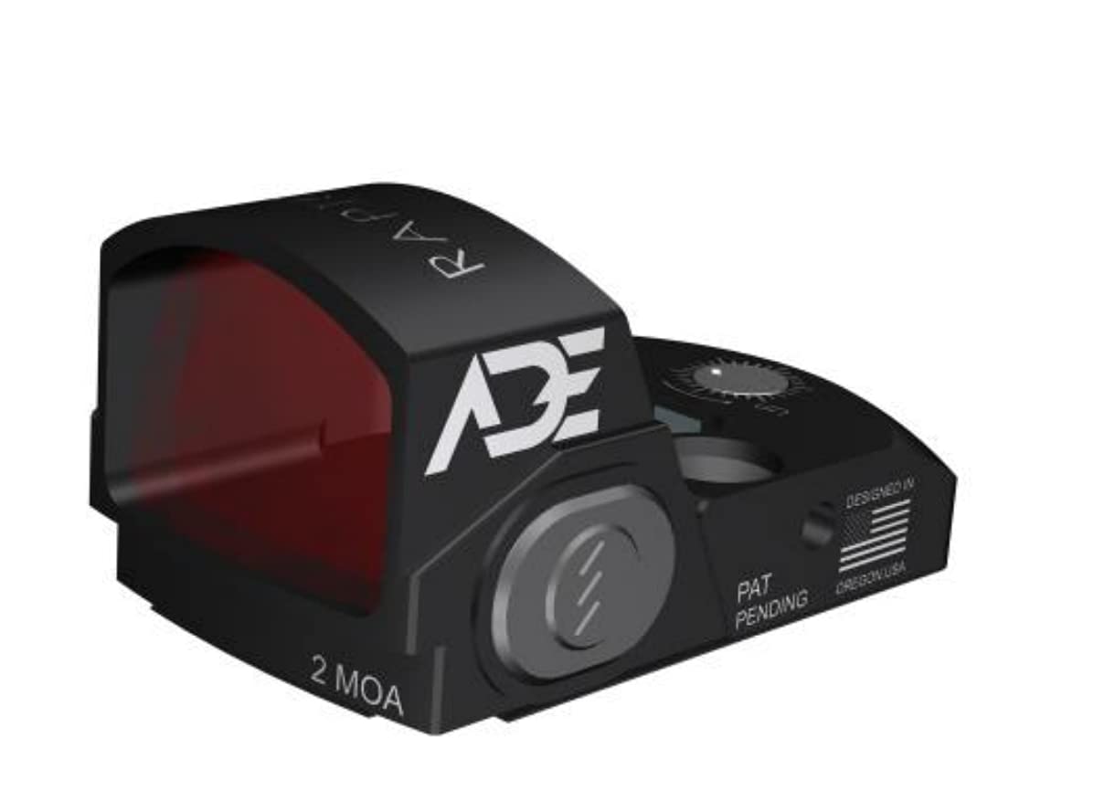 Ade Advanced Optics 2MOA RD3-020 Raptor Red Dot Sight for Optics Ready Pistol That is Compatible with RMR fooprint Optics Such as Holosun HS407C/HS507C/HS507T and Riton X3 Tactix PRD.…
