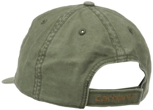 Carhartt mens Canvas baseball caps, Army Green, One Size US