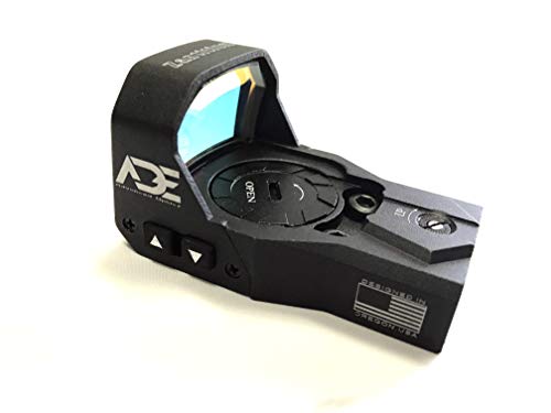ADE Zantitium RD3-015 Red Dot Sight + Rear Sight Optic Mounting Plate/Adapter for All Glock (Non-MOS,Non-Aftermarket Slide) Standard, Canik TP9SF and Taurus GX4/G3C/G3 with Factory Steel Sight Pistol