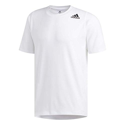 adidas Men's FreeLift Sport Prime Lite Weightlifting Tee, White, Small