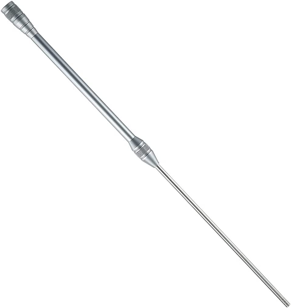Campingmoon Pocket Bellows Fire Bellows Stainless Steel Camping Blow Fire Tube by Mouth Telescopic Campfire Tool