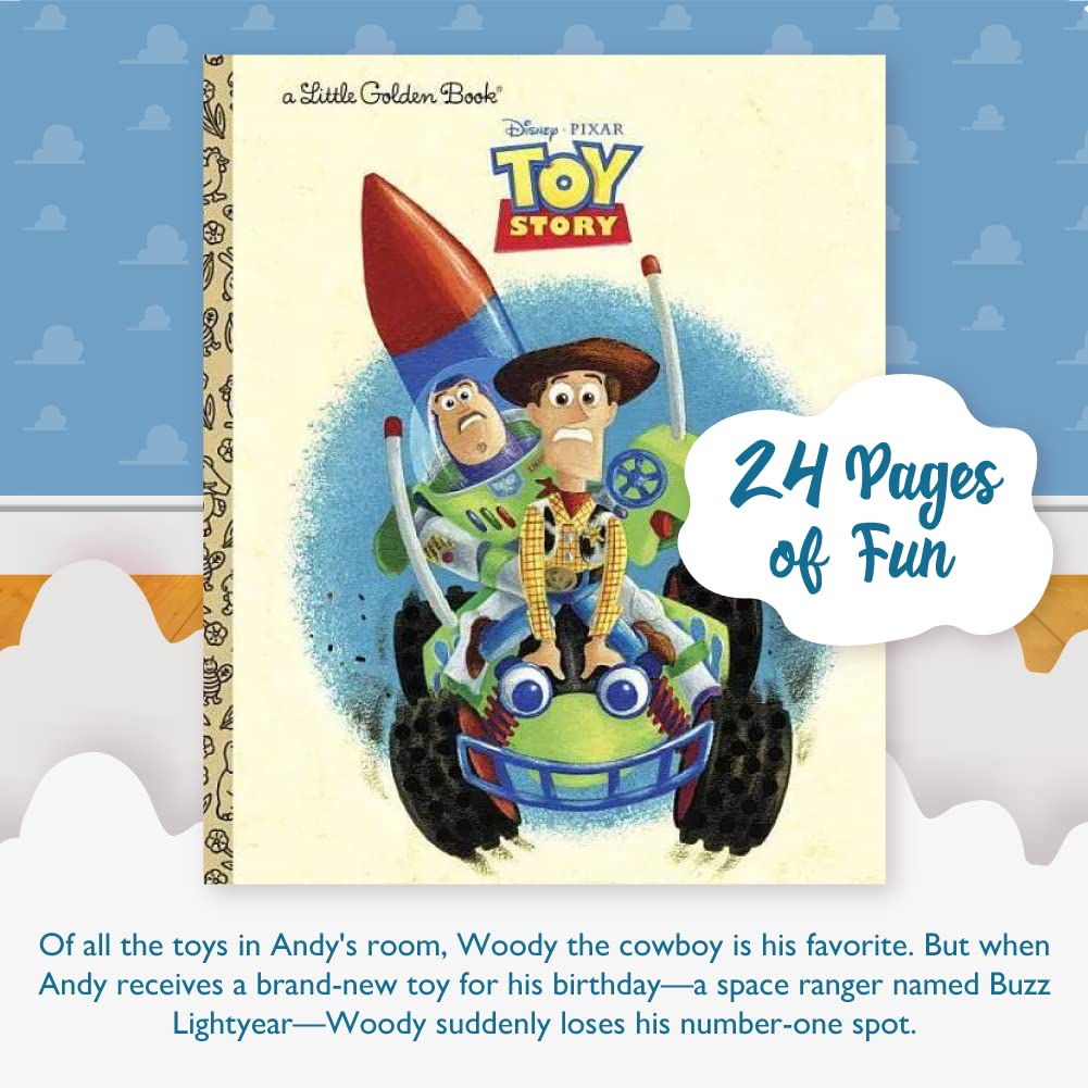 Disney Boys' Toy Story 2-Piece Snug-Fit Cotton Pajamas Set With Book, COUNT ON ME, 4T