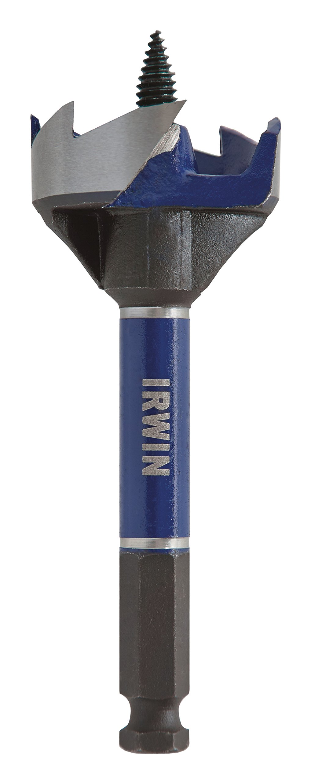 IRWIN Tools 1869387 WeldTec Self-Feed Wood Drilling Bit, 1 3/4-Inch